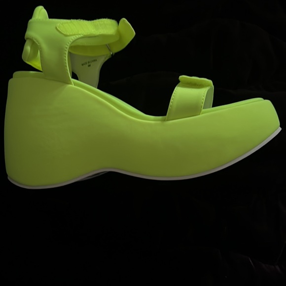 Jeffrey Campbell | Shoes | Jeffrey Campbell Jock Neon Platform Wedge ...